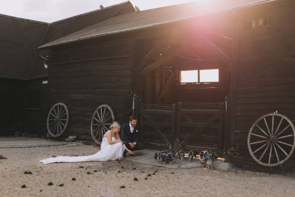 Francesca & George's Charming Countryside Wedding | South Farm